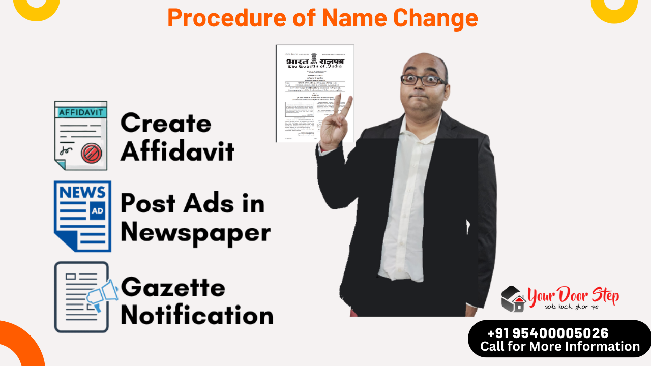Apply for Name Change Online in Ajmer Rs 999